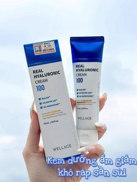 Kem dưỡng WELLACE 100 cấp ẩm phục hồi