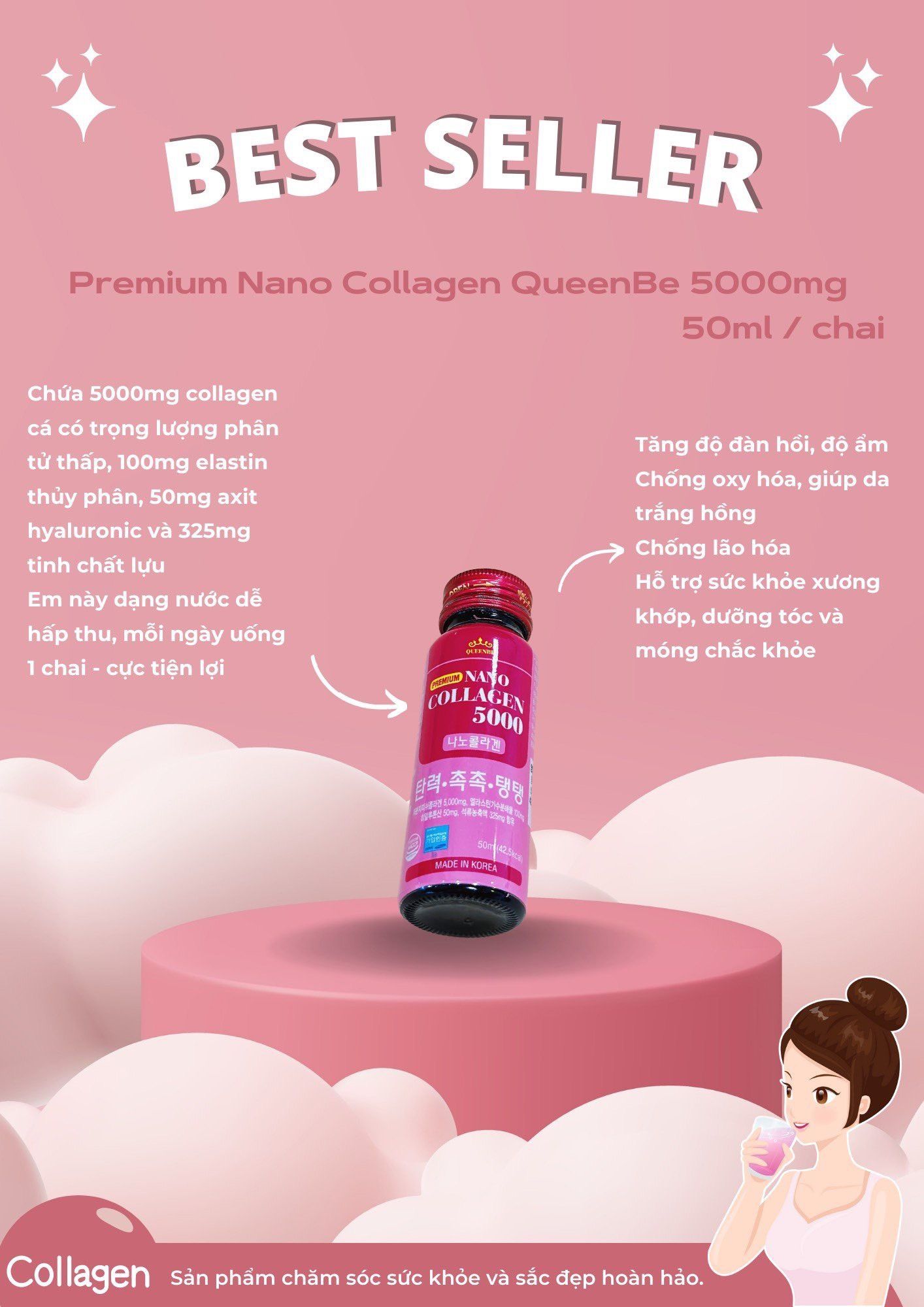Trang chủ / Collagen Queenbe 5000