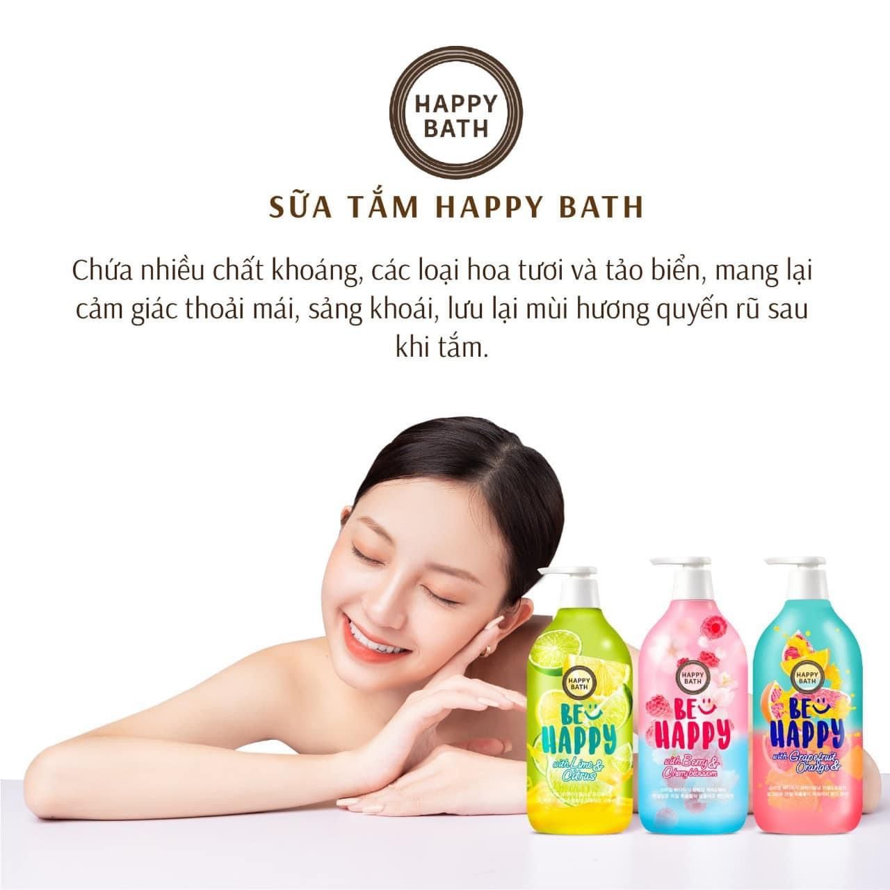 Sữa tắm Happy Bath Grapefruit & Orange