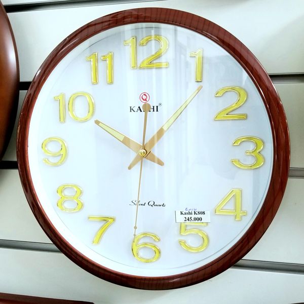Đồng hồ treo tường Giá rẻ Hải Phòng Kashi K808 - Nhựa