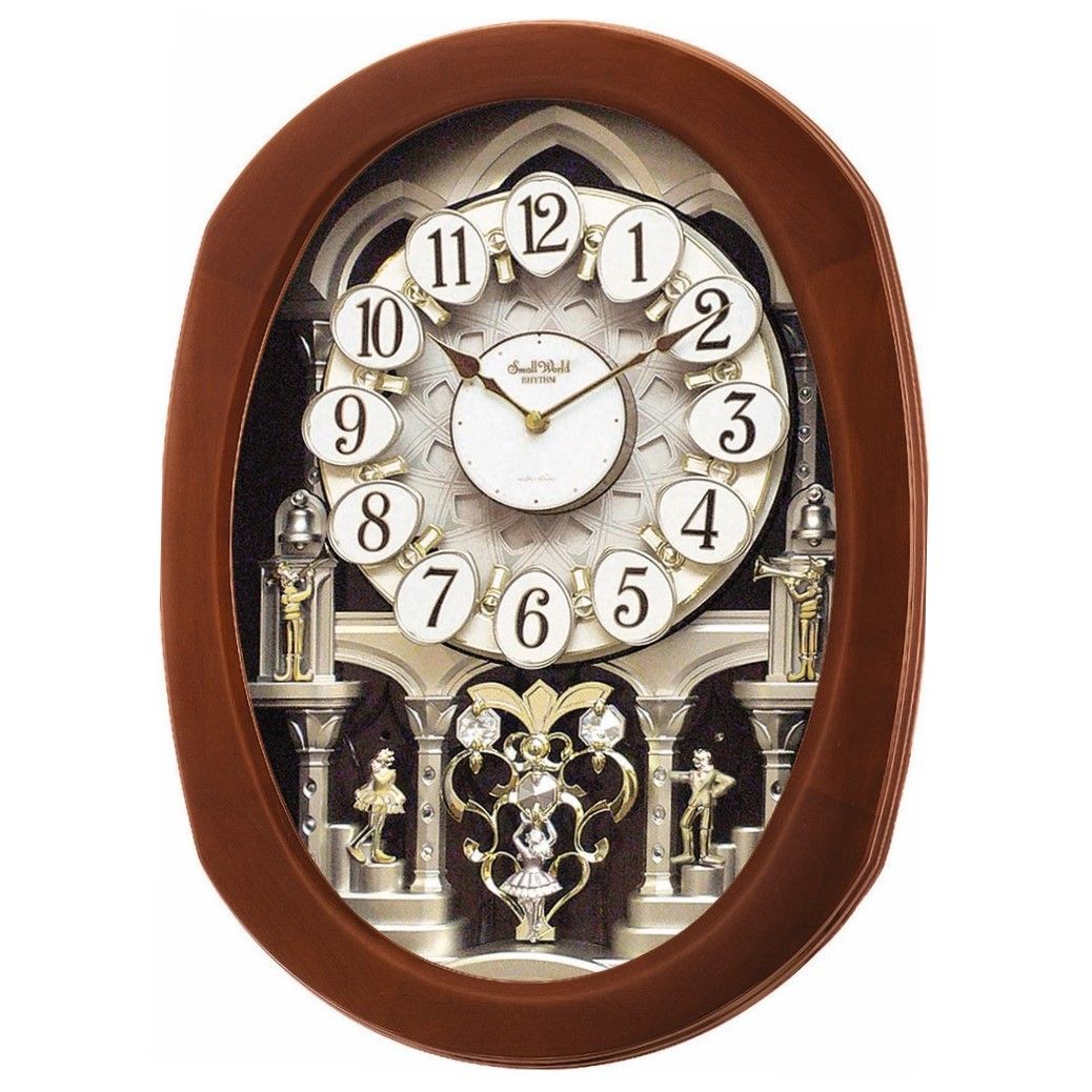 Đồng hồ treo tường Rhythm 4MH407WU06 chính hãng Nhật Bản