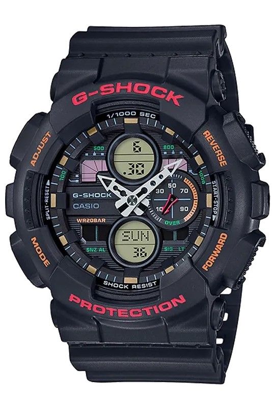 Đồng hồ Casio G-shock GA-140-1A4DR Màu đặc biệt - Dây cao su