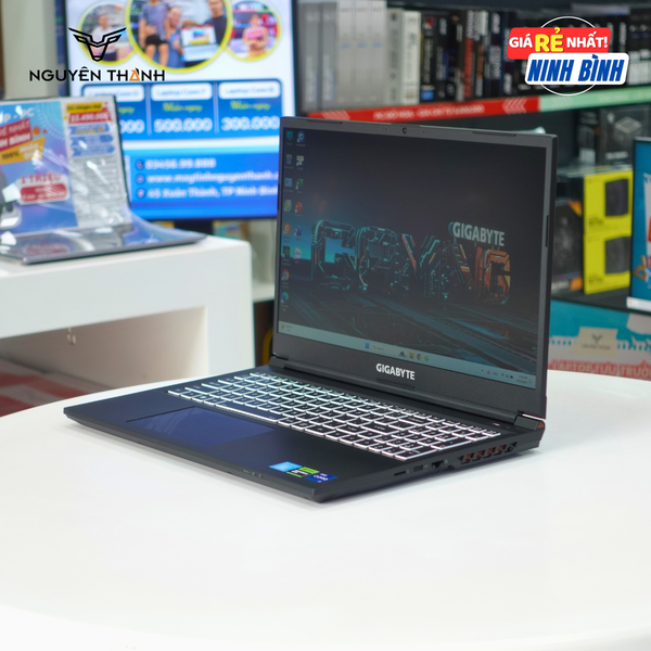 Laptop Gaming GIGABYTE G5 KF5 thiết kế đẹp mắt cấu hình mạnh mẽ