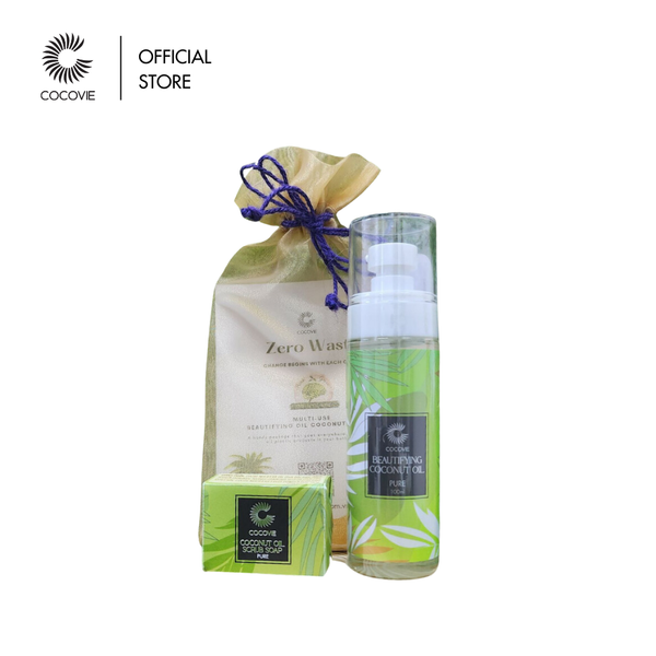 코코넛 오일 세트 - 퓨어 – Cocovie Shop