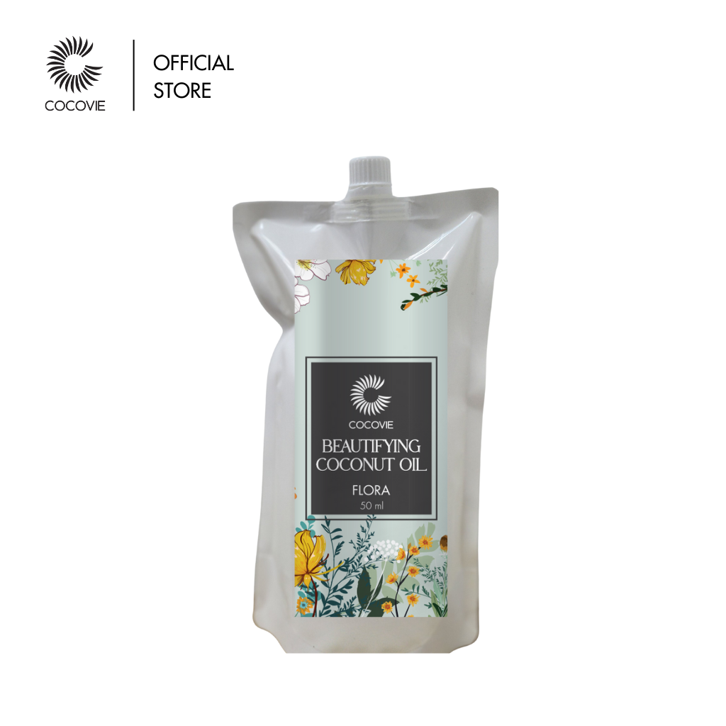 Beautifying Coconut Oil - Flora 1000ml – Cocovie Shop