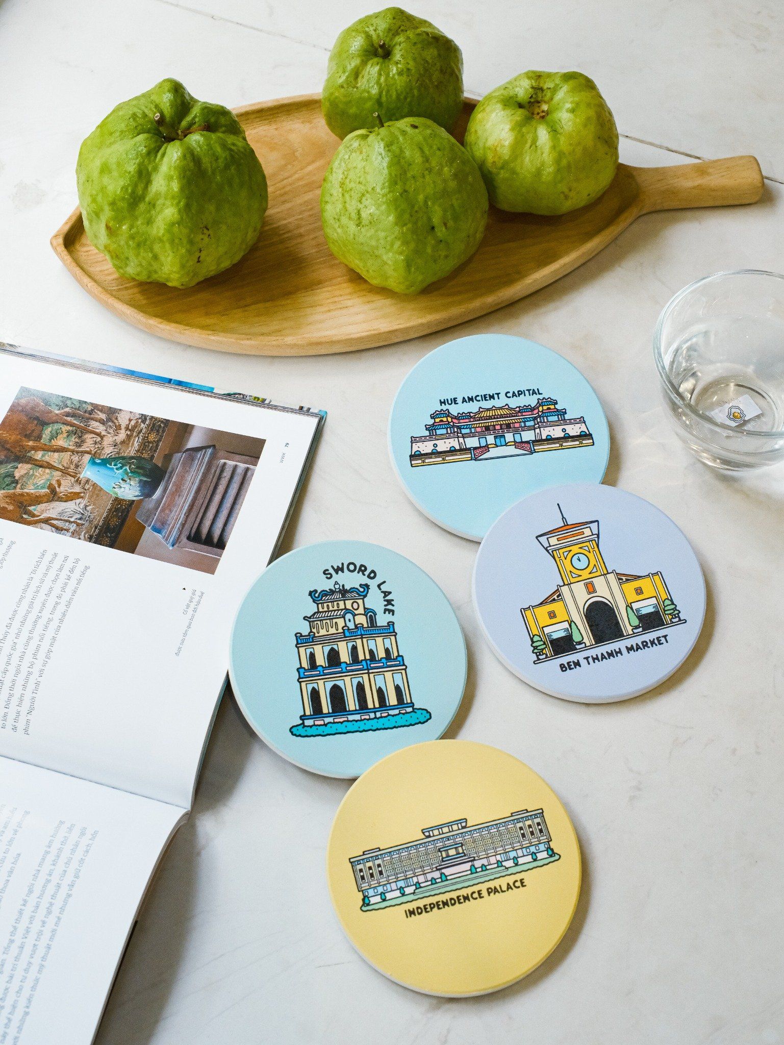 Ceramic Coaster - Vietnam 3 – Tick & Pick