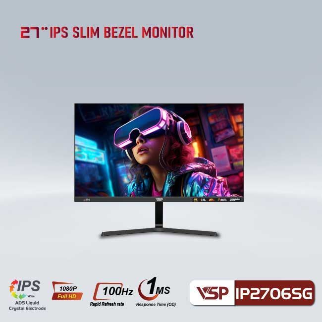 Màn hình VSP IP2706SG (27 inch/FHD/IPS/100Hz/1ms)