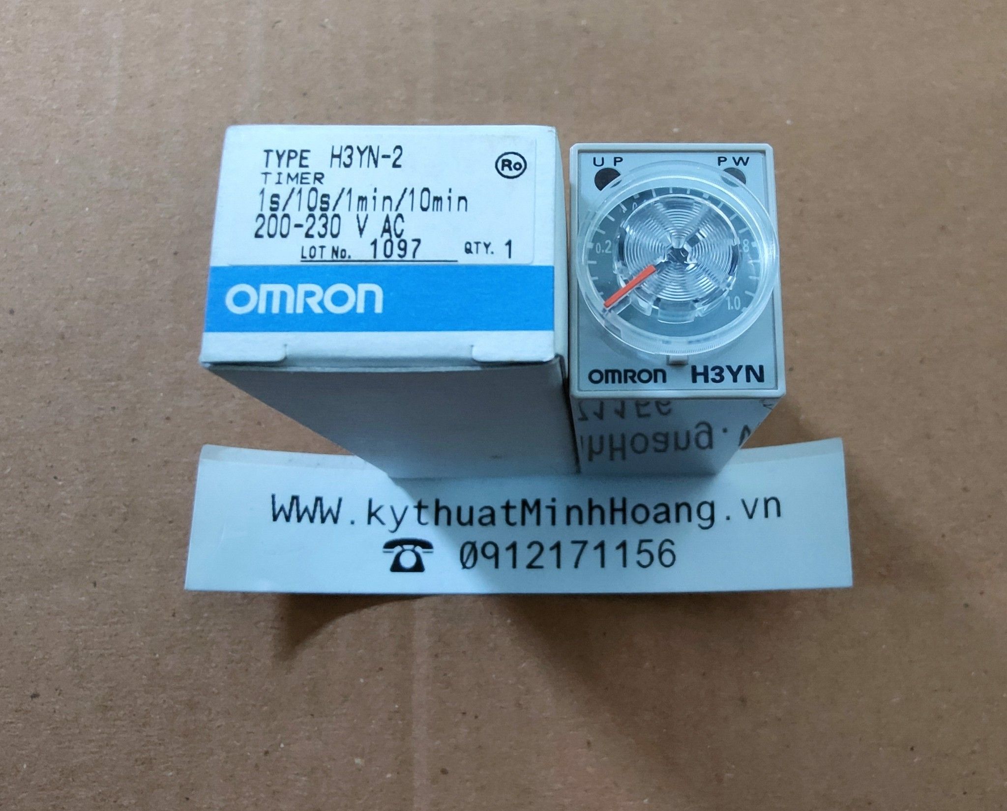 Timer Omron H3YN-2 – Công Ty TNHH Kỹ Thuật Minh Hoàng nhà phân phối thiết bị điện công nghiệp ...