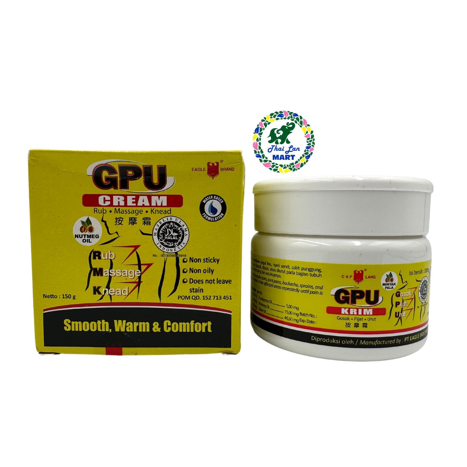 Dầu gpu liniment oil krim caplang xoa bóp nhức mỏi gừng sả hàng nội đị ...