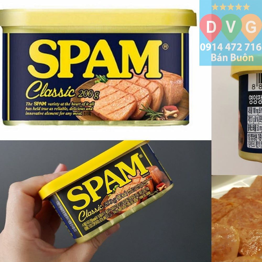 Thịt Hộp Giăm Bông Classic Spam CJ Hàn Quốc 200g 스팸 클래식 200g – dovumart