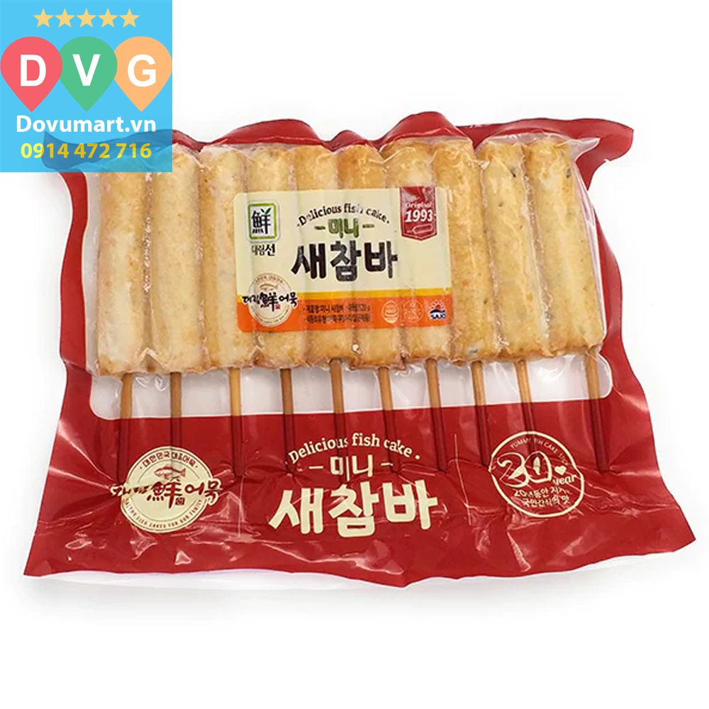Chả Cá Mini Sajo Hàn Quốc 520g / 사조대림)미니 새참바 520G – dovumart