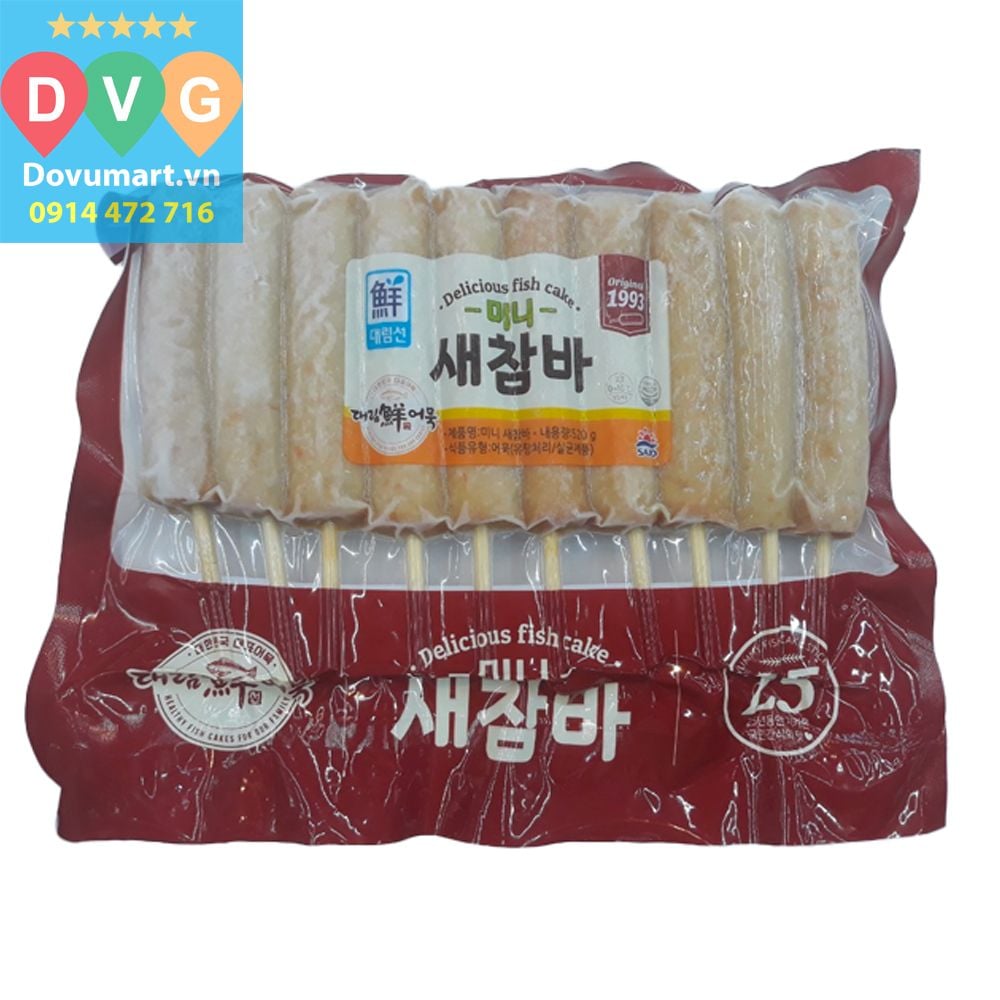 Chả Cá Mini Sajo Hàn Quốc 520g / 사조대림)미니 새참바 520G – dovumart
