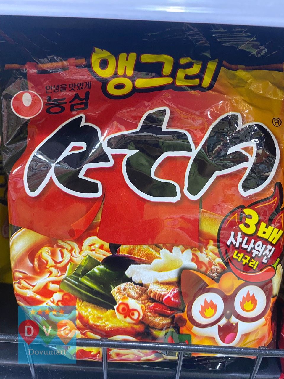 Mì Angry Nuguri Cay Nongshim Hàn Quốc Gói 121G / 농심) 앵그리너구 121G – dovumart