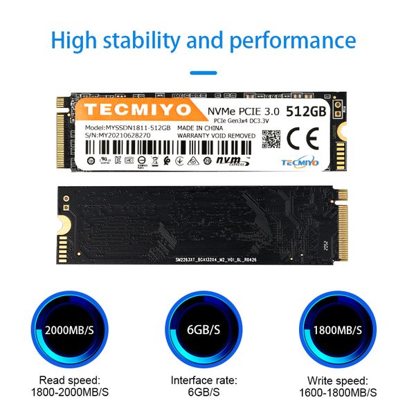 Ổ cứng SSD Tecmiyo NVME PCIE 3.0 – Bataca.vn - Nhà cung cấp tổng thể ...