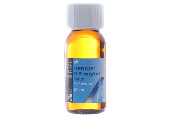 Siro trị viêm mũi dị ứng Aerius syrup 0.5mg/ml – Healthy Beauty Pharma ...