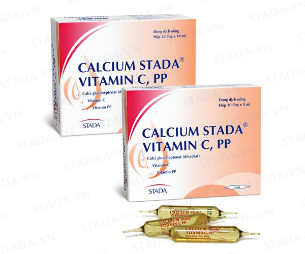 CALCIUM VITAMIN C, PP STADA 10ML (H/24 ỐNG) – Healthy Beauty Pharma Co.,LTD
