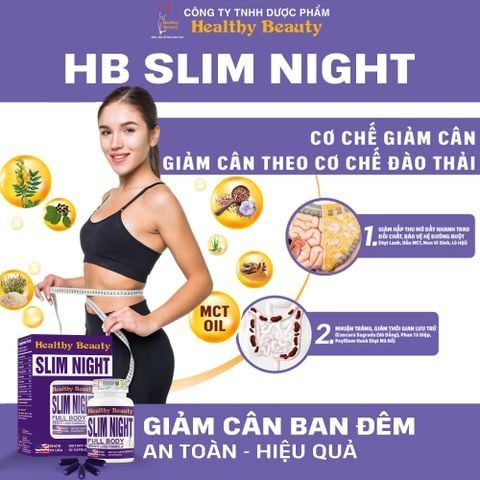 Healthy Beauty Slim Night Full Body - Giảm Cân Ban Đêm An Toàn Hiệu Qu ...