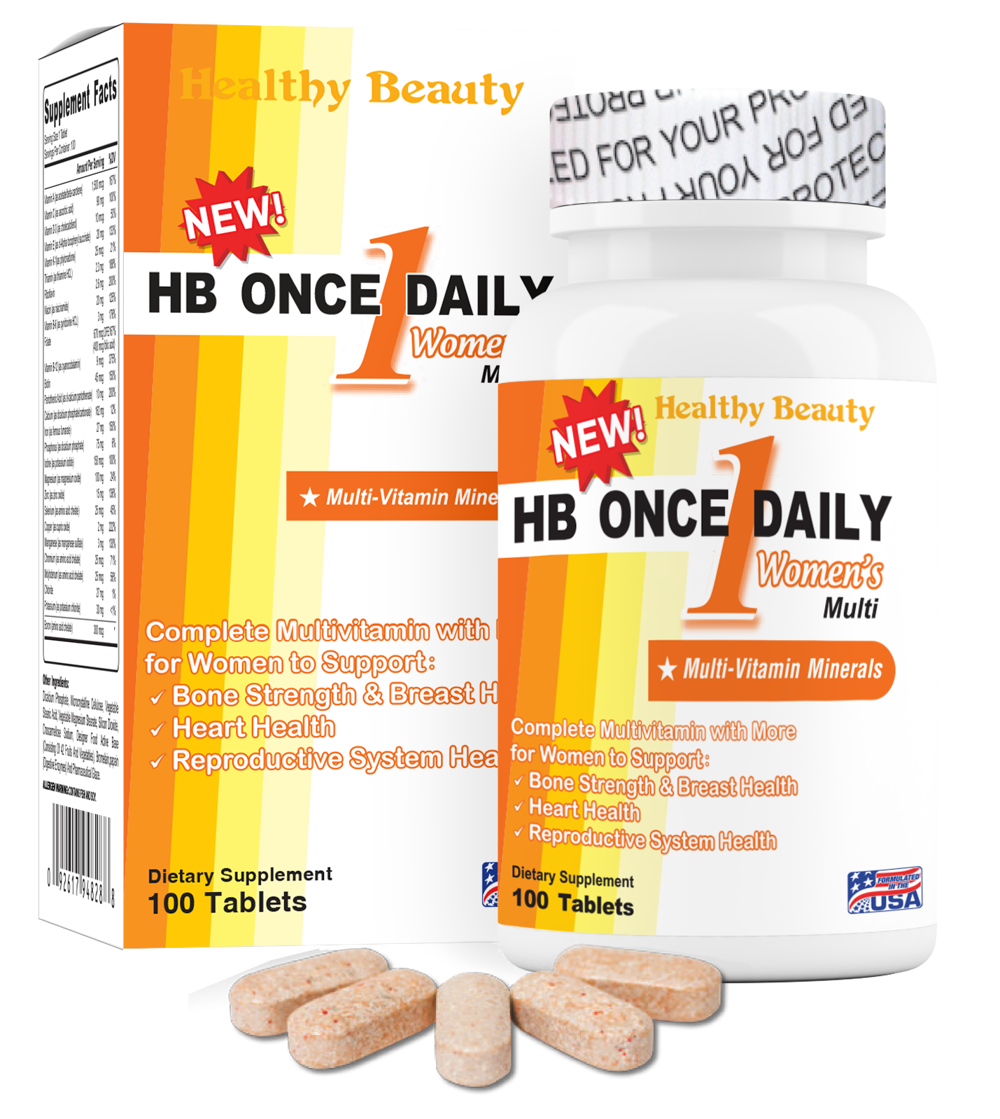 Healthy Beauty Once Daily Women's Multi - Bổ sung vitamin cho Nữ ...