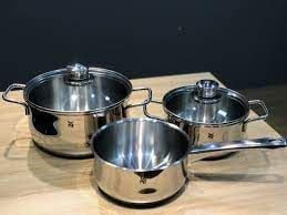 Bộ nồi WMF COOKWARE SET DIADEM PLUS 3-PC 0730299990 – BẾP EU THIẾT BỊ ...