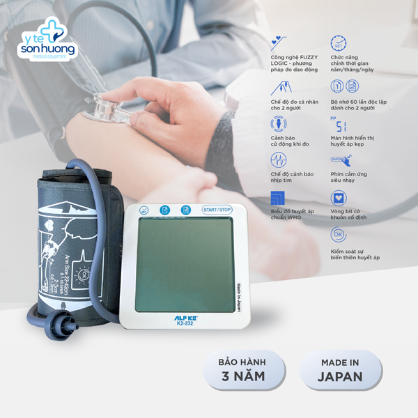 Hướng dẫn cách sử dụng máy đo huyết áp alpk2 đảm bảo sức khỏe tối ưu