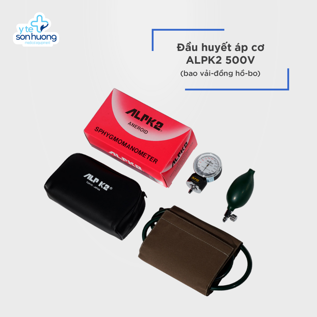 Bộ huyết áp Cơ Alpk2 500V - Ống nghe FT801 – Y Tế Sơn Hương