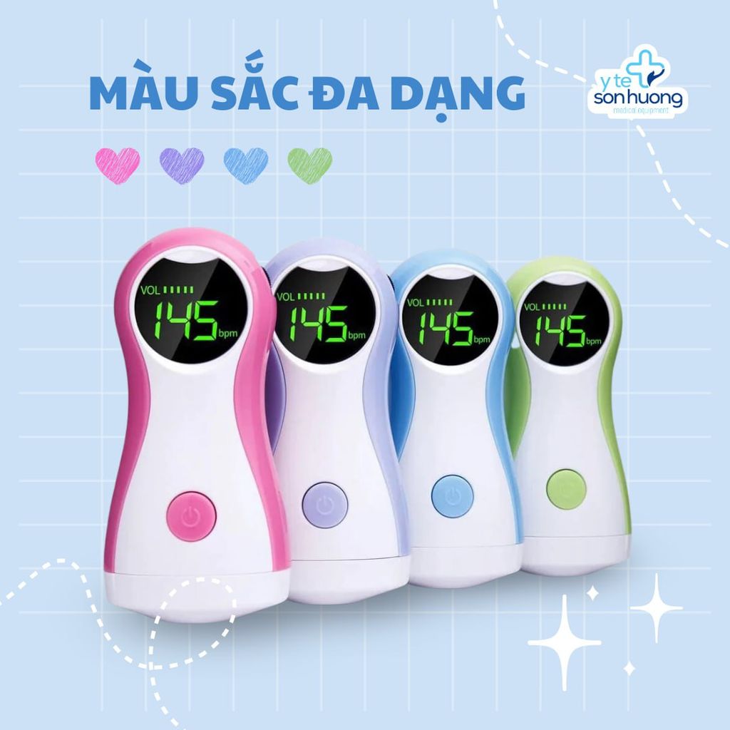 Máy đo tim thai Fetal Doppler Yonker YK-90C – Y Tế Sơn Hương