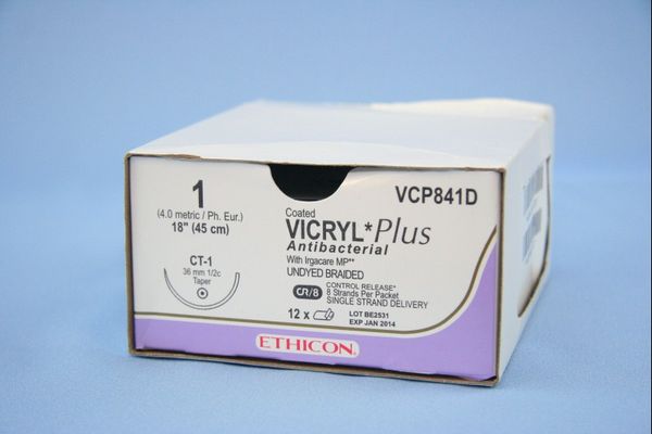 Vicryl Plus Vi 1 90cm 40mm 1/2c Ct Vcp359h – Y Tế Sơn Hương