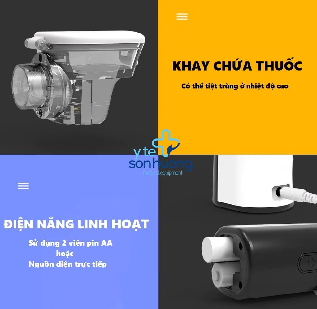 Máy Xông Mũi Họng Cầm Tay Yonker YK-N3 – Y Tế Sơn Hương