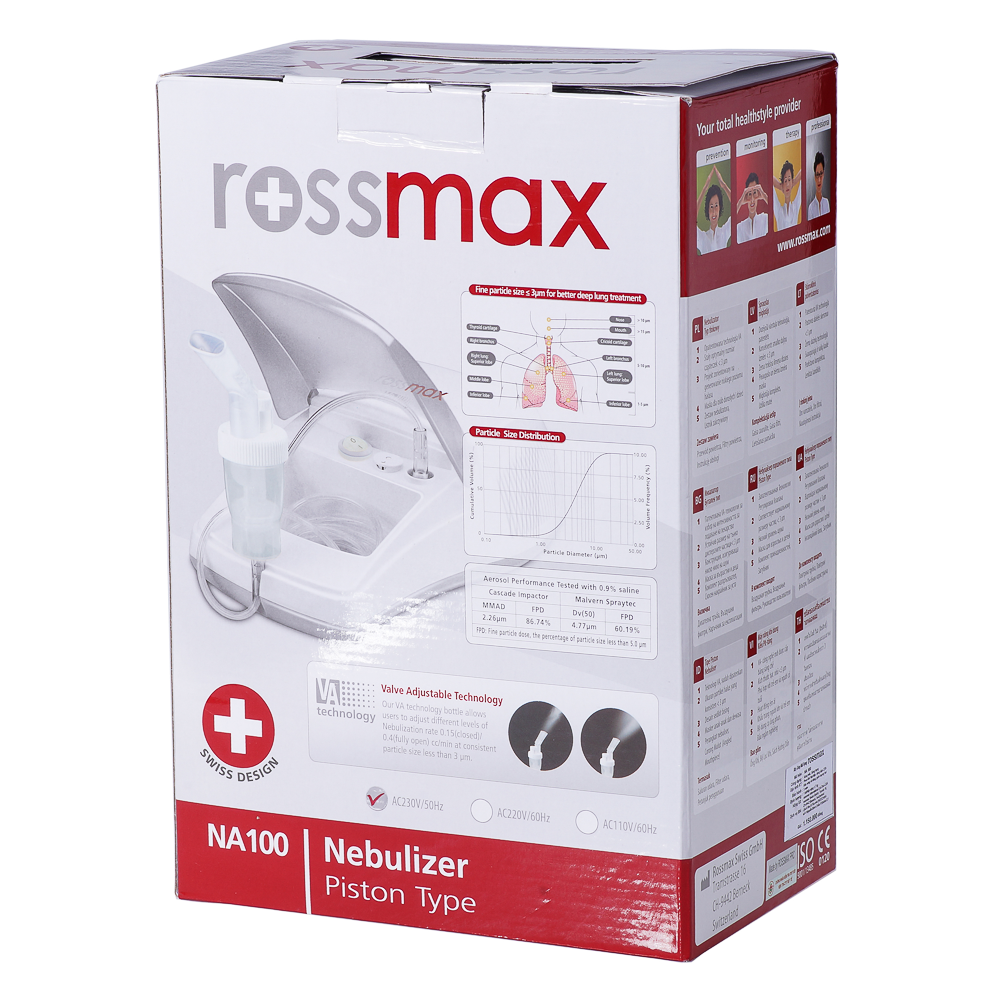 Máy xông khí dung Rossmax NA100 (hộp vàng) - có chức năng hút – Y Tế ...