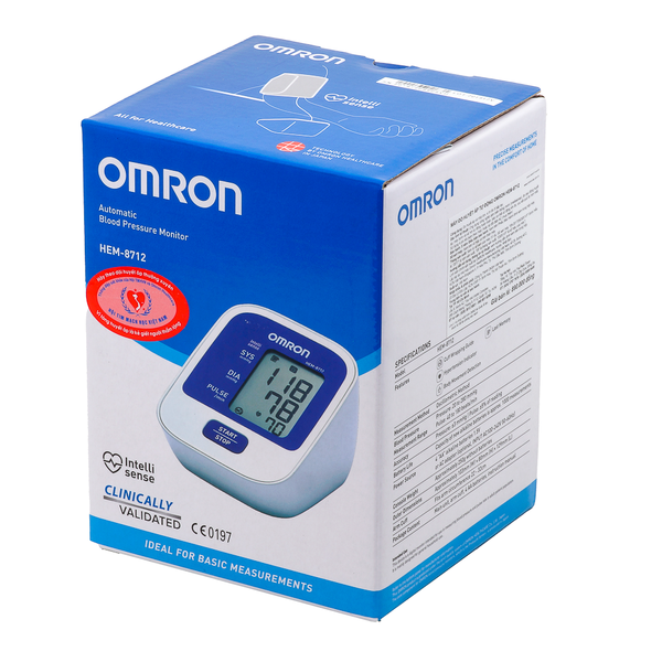 Hướng dẫn cách đọc máy đo huyết áp omron hem-8712 đúng và hiệu quả