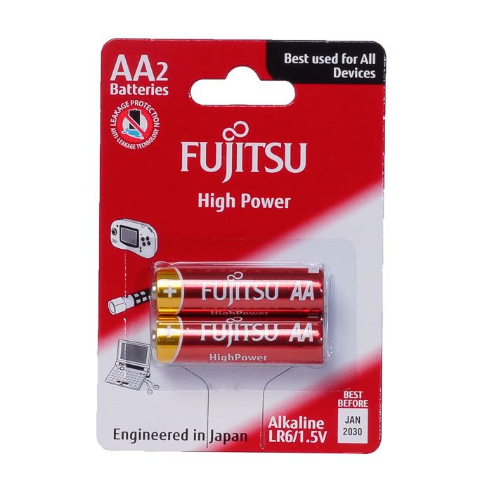 Pin AA Fujitsu Alkaline (1,5V) (vĩ 2 viên) – Y Tế Sơn Hương