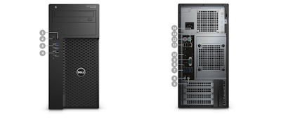 Dell Precision Tower 3420 XCTO BASE - 1225 V6 – Kết nối máy chủ