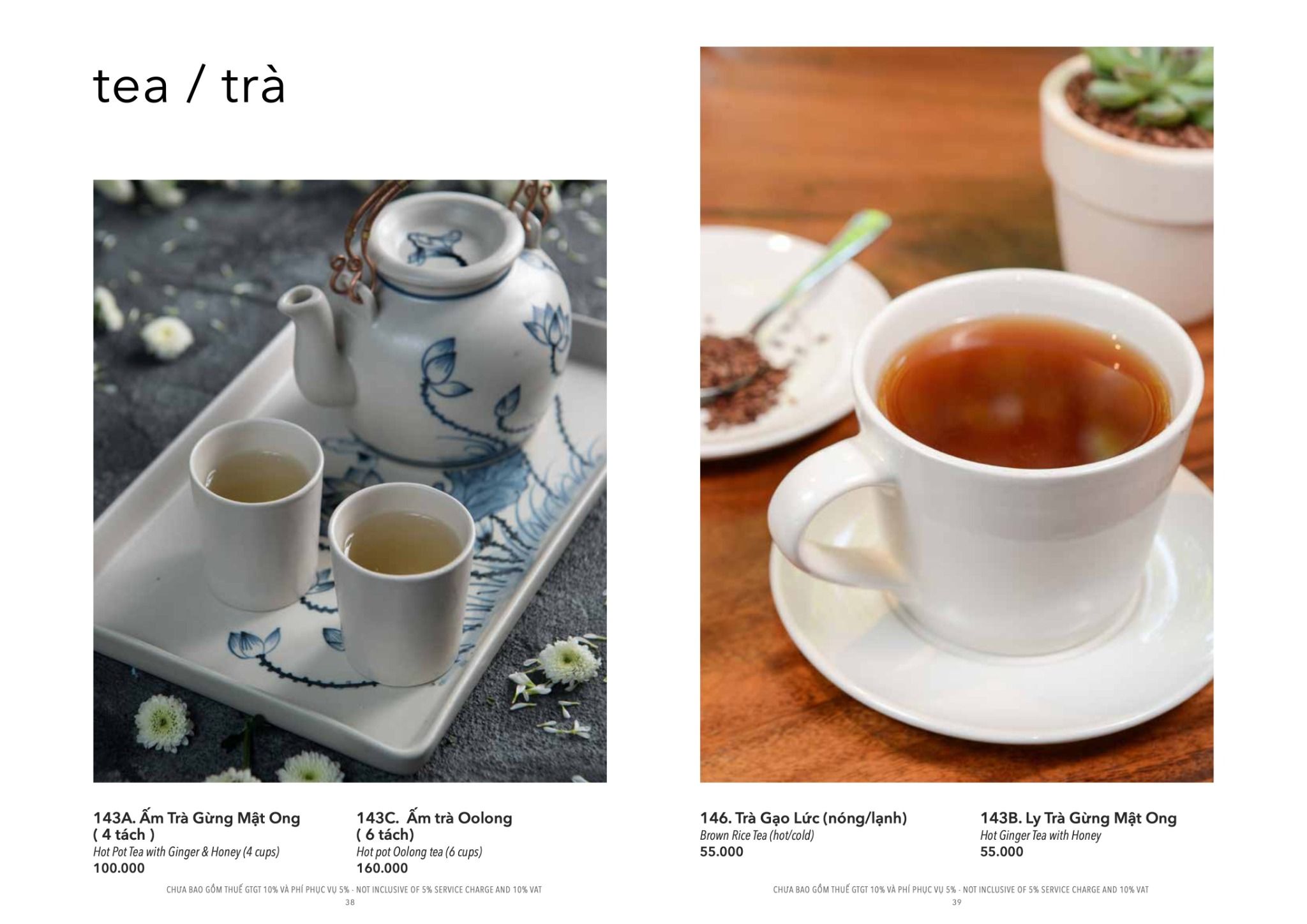 Tea / Trà – anvegetarian