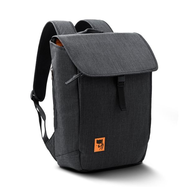 The Mina Backpack 14 inch - Black Heather