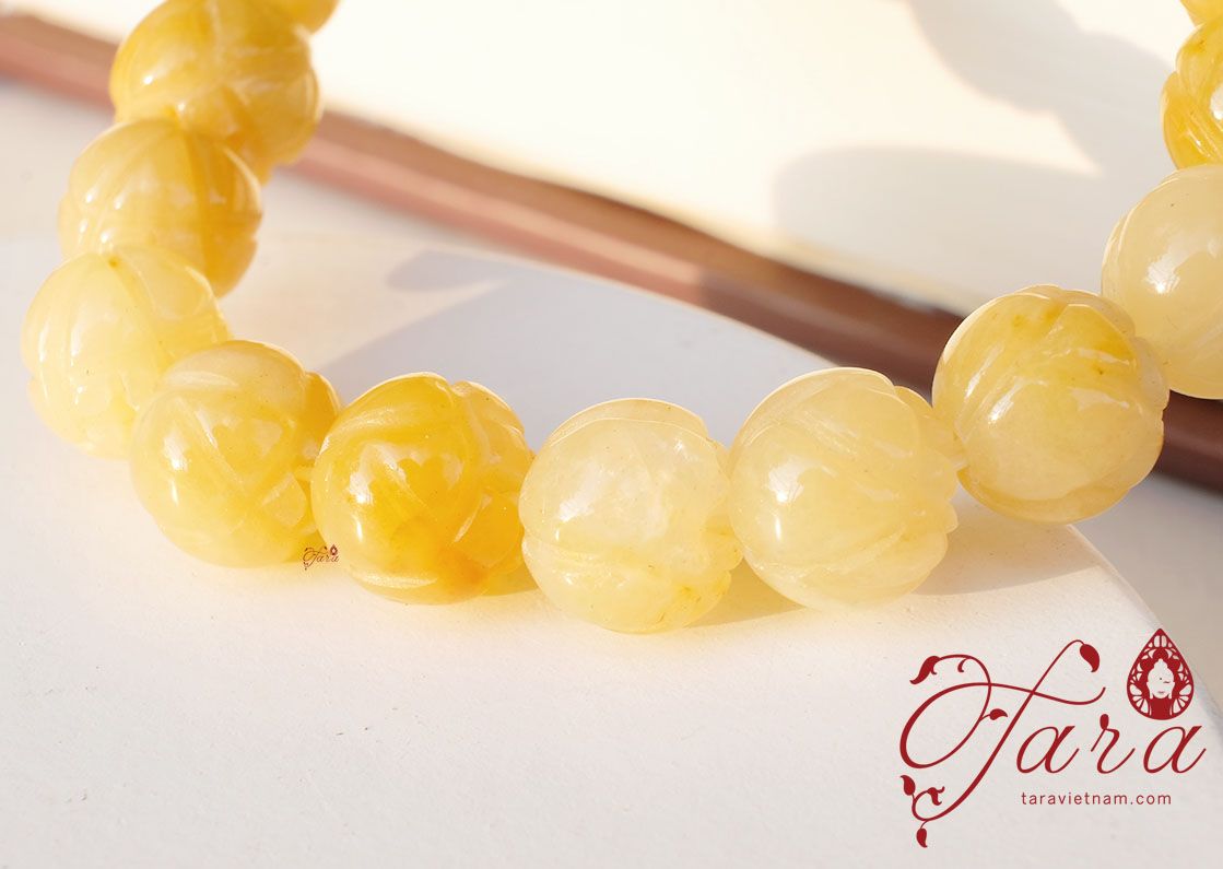 Vòng Cẩm Thạch Búp Sen – TARA GEMS