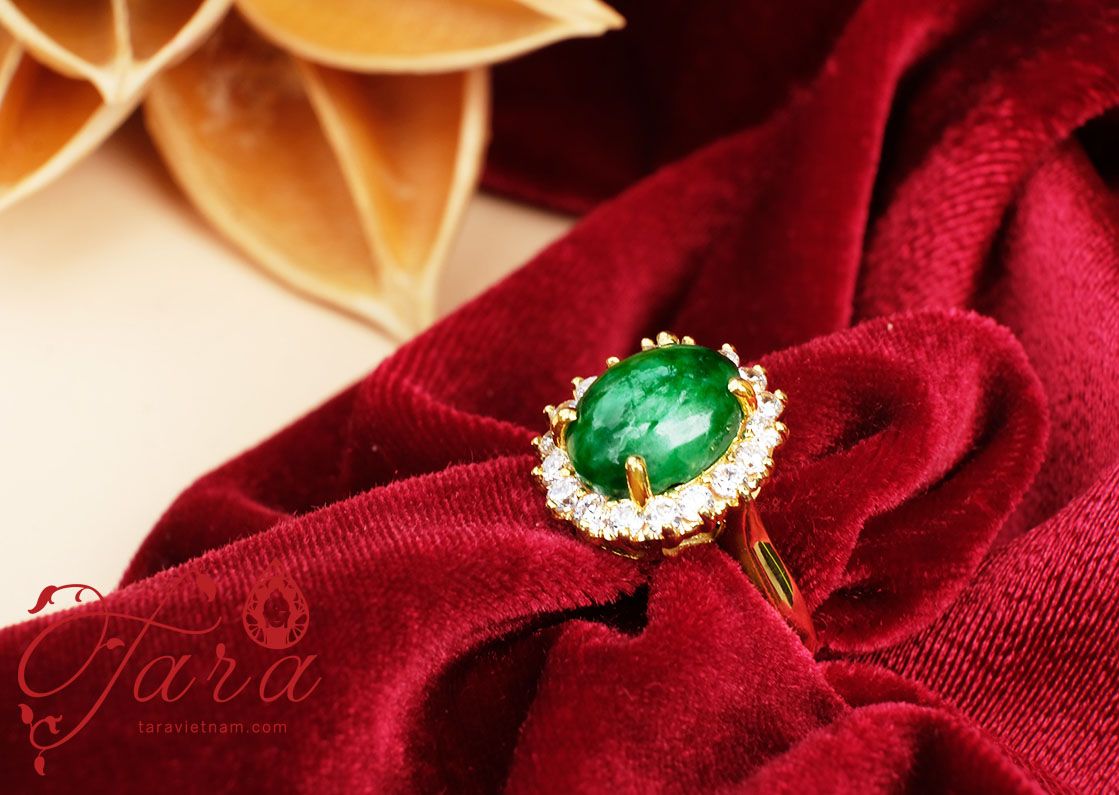 Nhẫn Vàng Cẩm Thạch Sơn Thủy – TARA GEMS