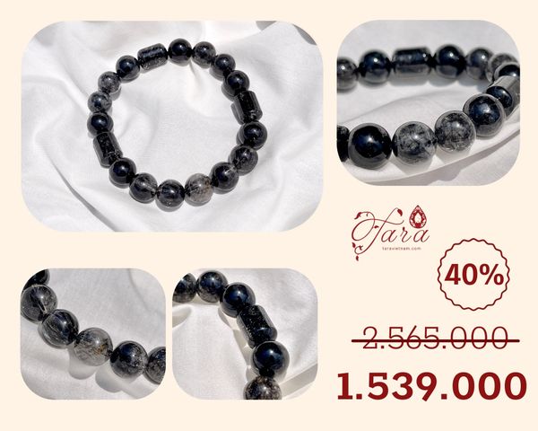 Vòng Thạch Anh Tóc Đen Ưu Đãi – TARA GEMS