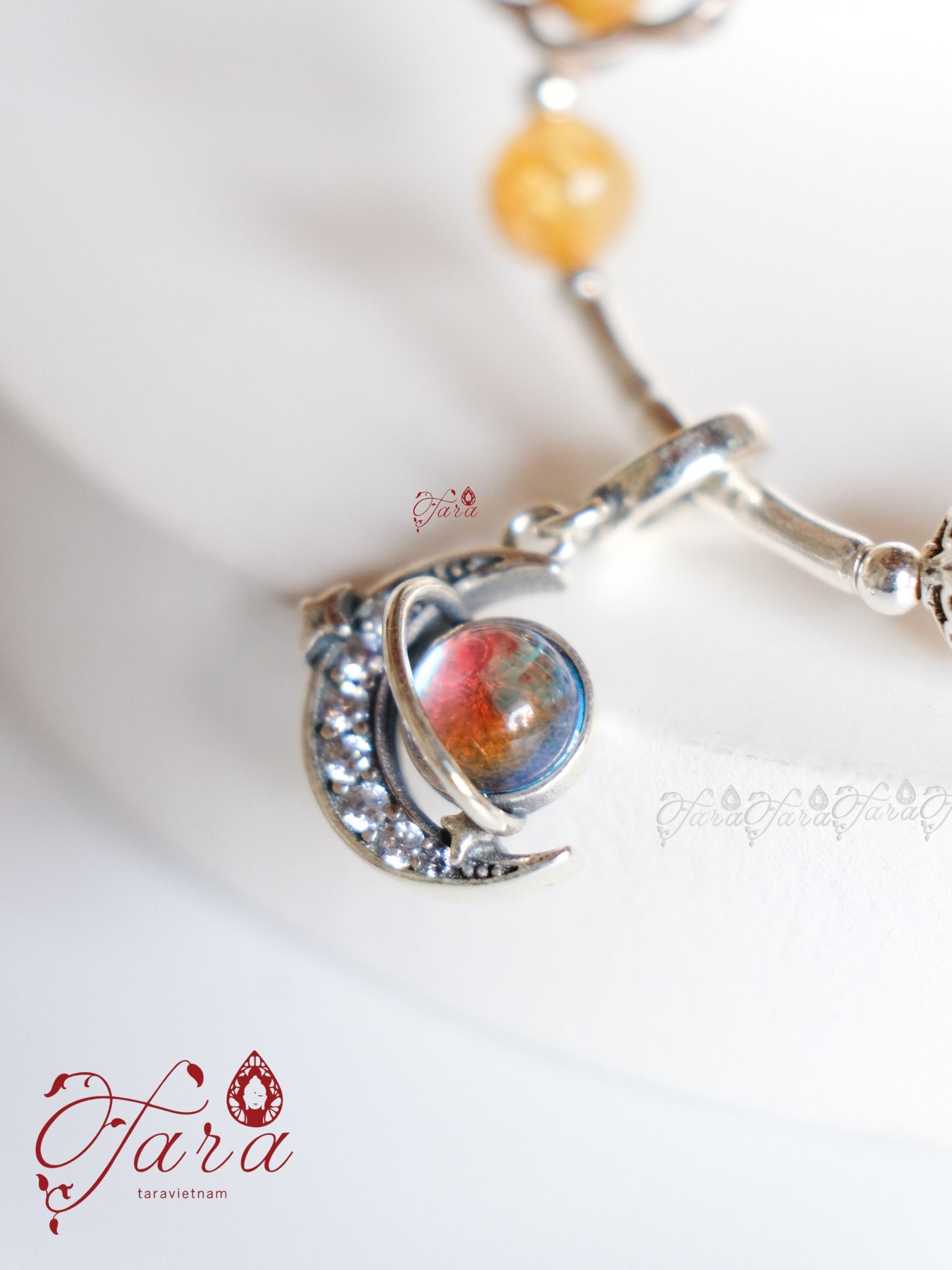 Vòng Thạch Anh Tóc Vàng, Ưu Linh Vàng – TARA GEMS