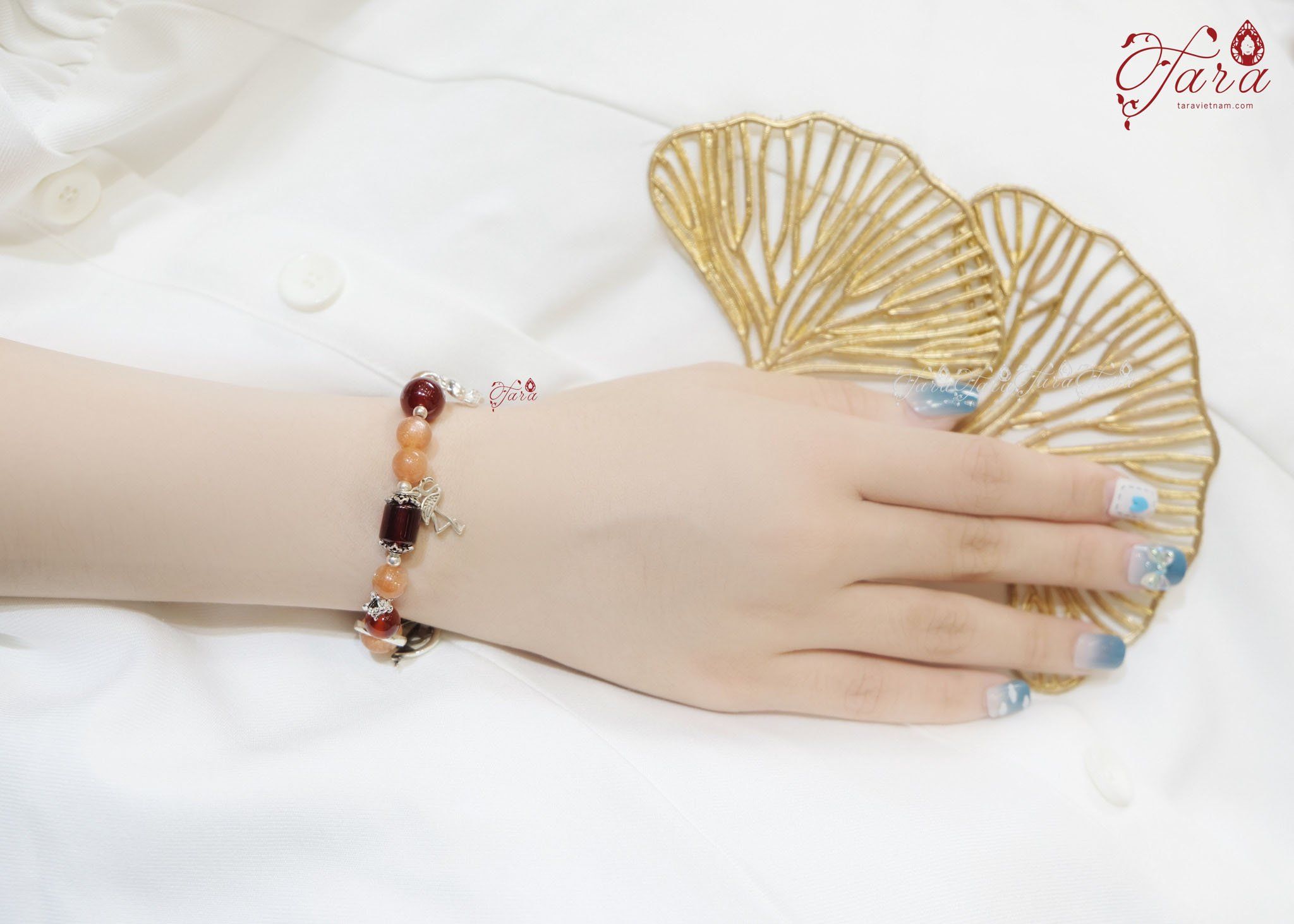 Vòng Garnet và Sunstone – TARA GEMS