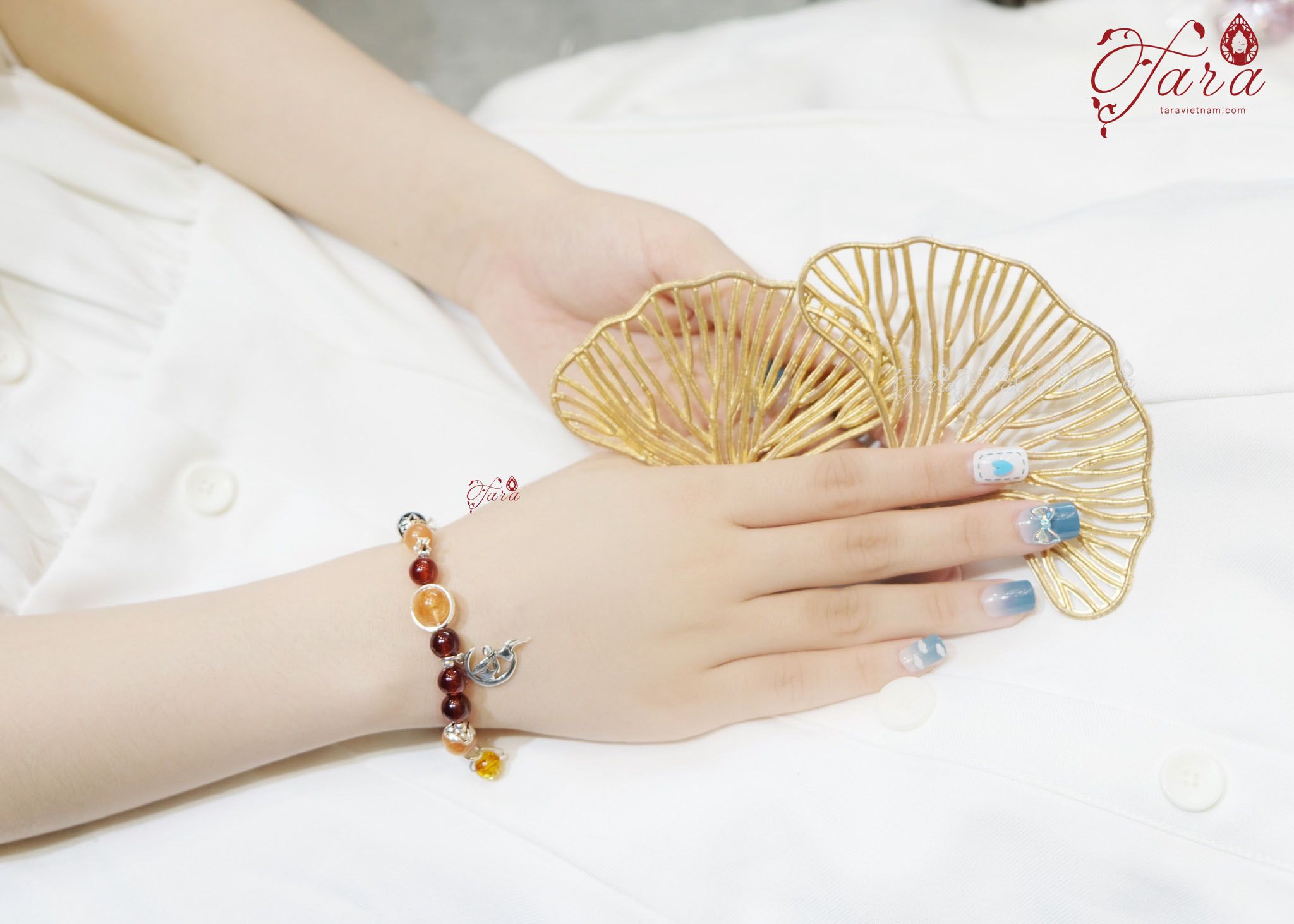 Vòng Garnet và Sunstone – TARA GEMS