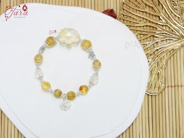 Hoa Sen Thạch Anh Tóc Vàng – TARA GEMS