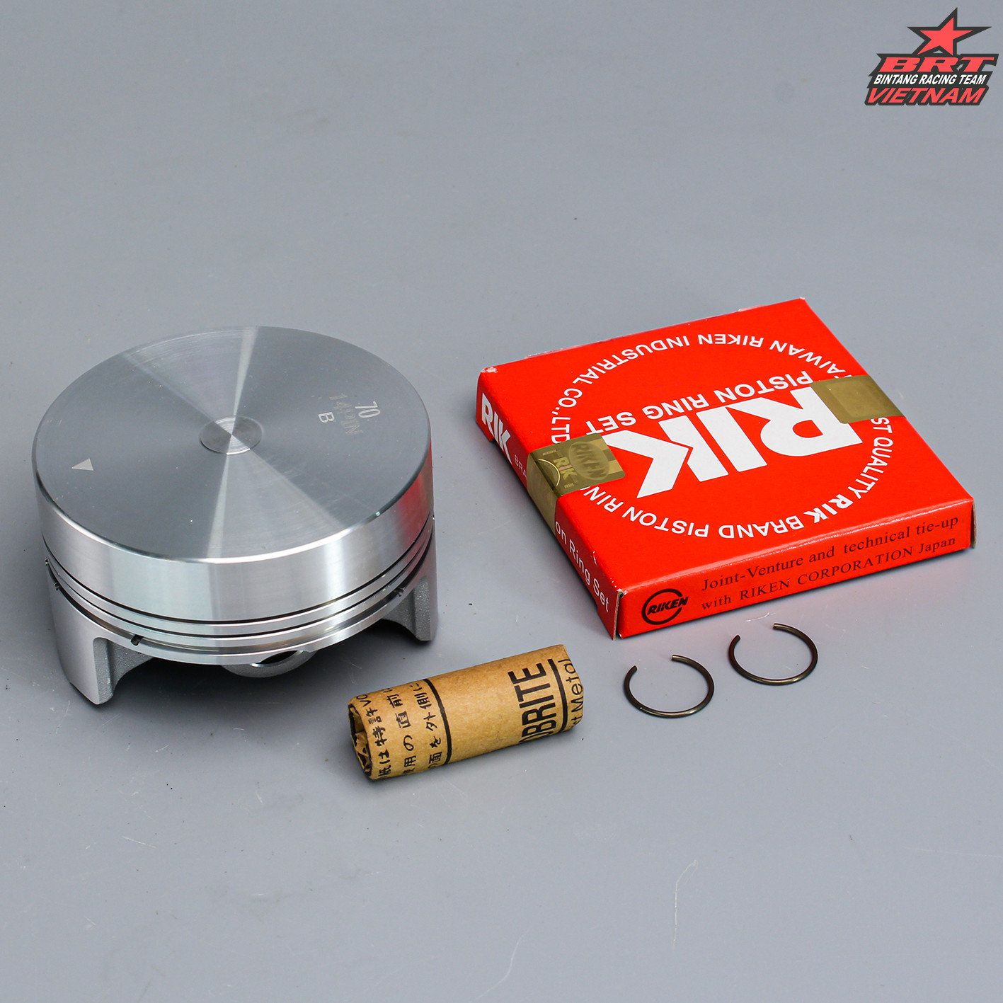 Piston BRT 70mm ắc 14 Exciter 155 - R15V3 - MT15 - FZ155 - EX155 - NVX ...