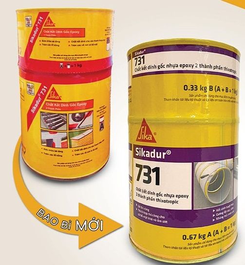Chất kết dính epoxy đa năng Sikadur 731 – Siêu Thị Vật Tư