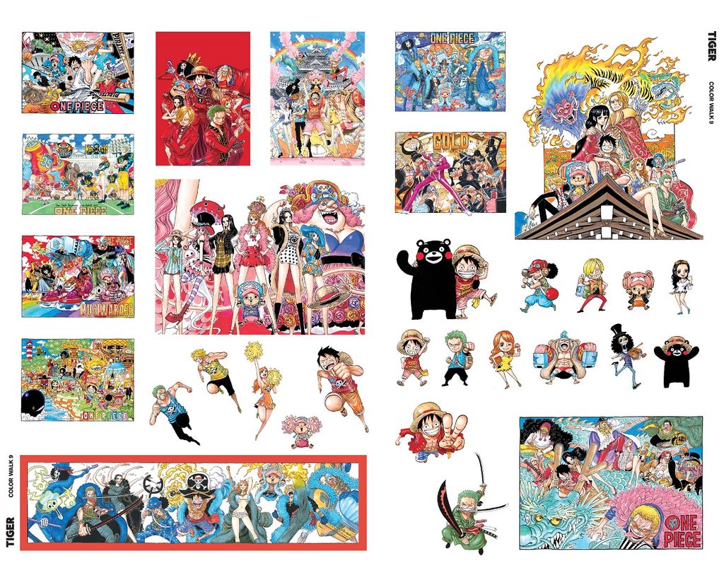 One Piece Color Walk TIGER - Tuyển tập tranh Eiichiro Oda Tập 9 ...