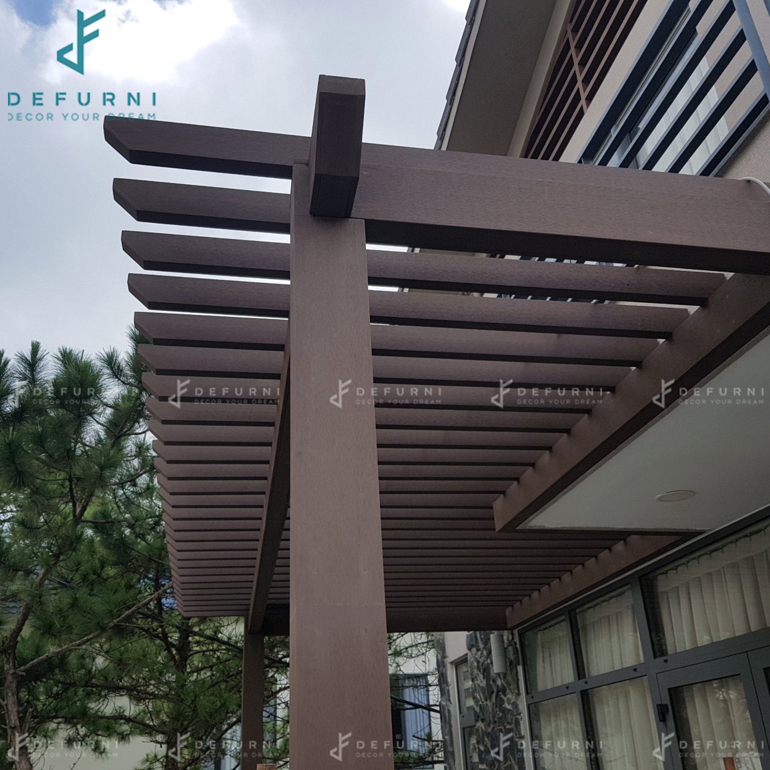 Lam nhựa giả gỗ chắn nắng cao cấp | Gỗ nhựa Kankyo-Wood II | MKV17 ...