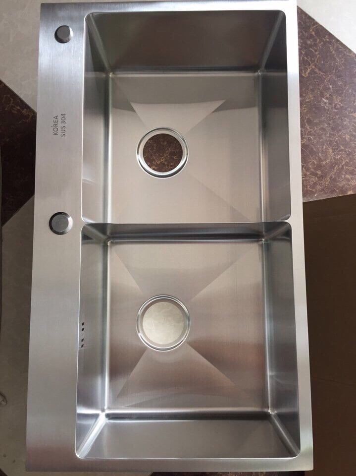 Chậu Inox 304 cân hàn quốc