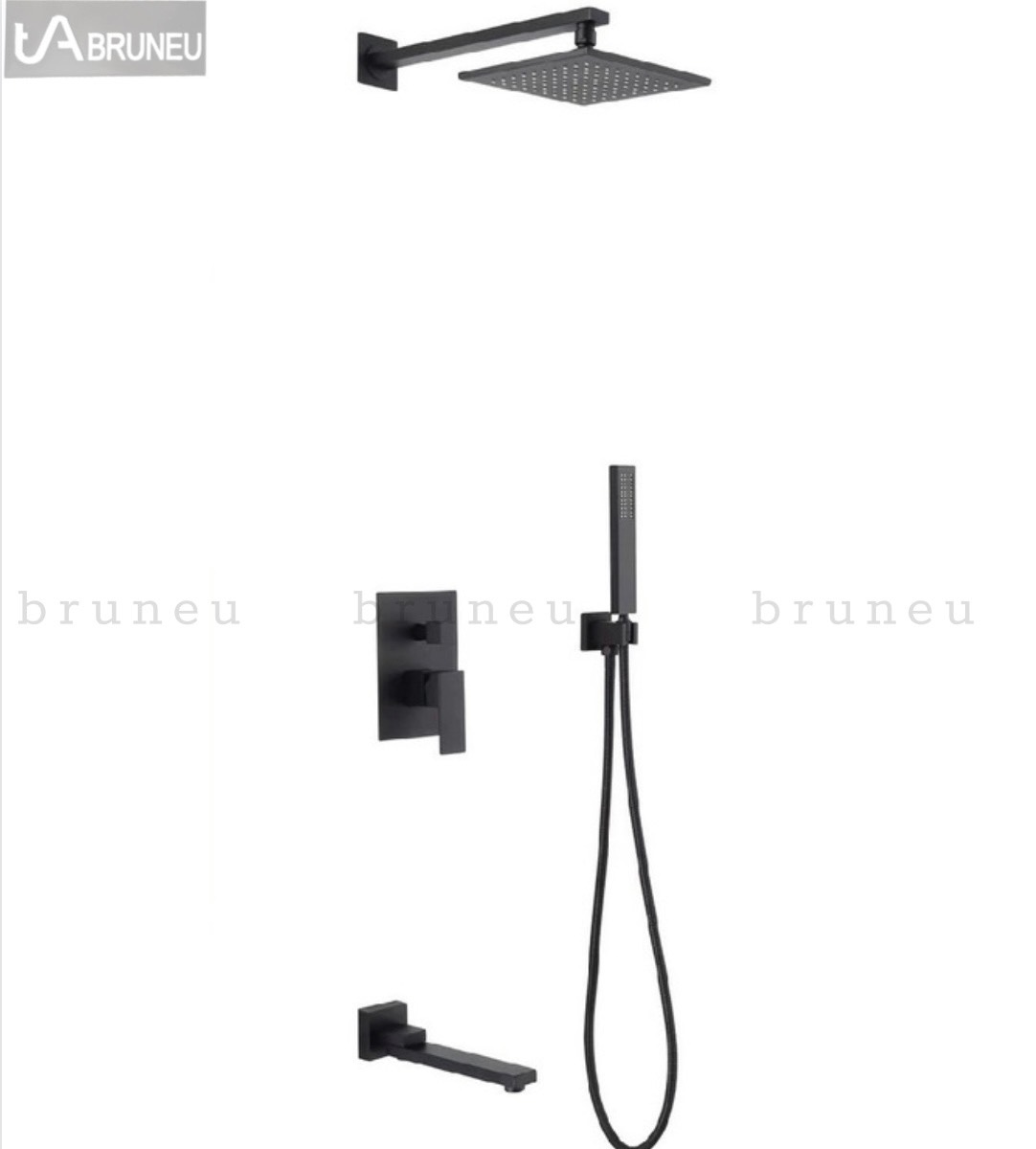 Sen cây âm tường màu đen có vòi ra dưới K801B