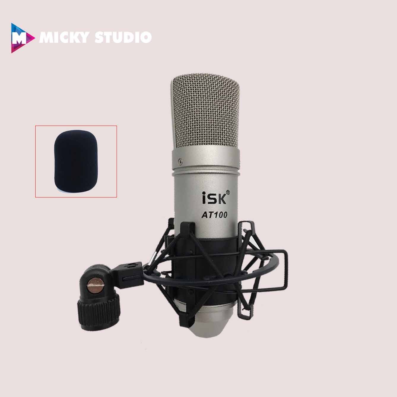 Micro livestream ISK AT 100, micro mà dân mạng hay gọi là Micro Hoa Vi ...