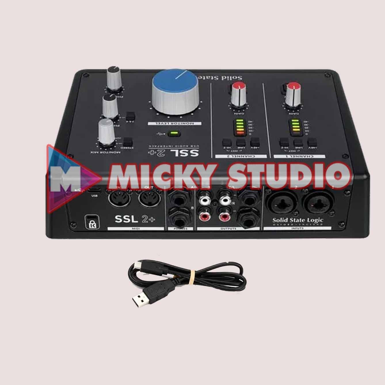 Soundcard thu âm Solid State Logic SSL2+ – MICKY Studio VIỆT NAM - Hệ ...