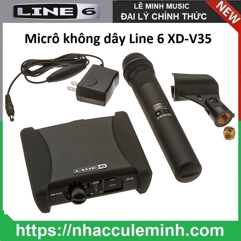 Bộ Micro Không Dây Line 6 XD V35 - Nhạc Cụ Lê Minh